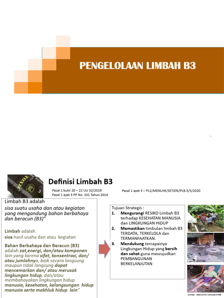 Pengelolaan Limbah B3 di Indonesia | PDF