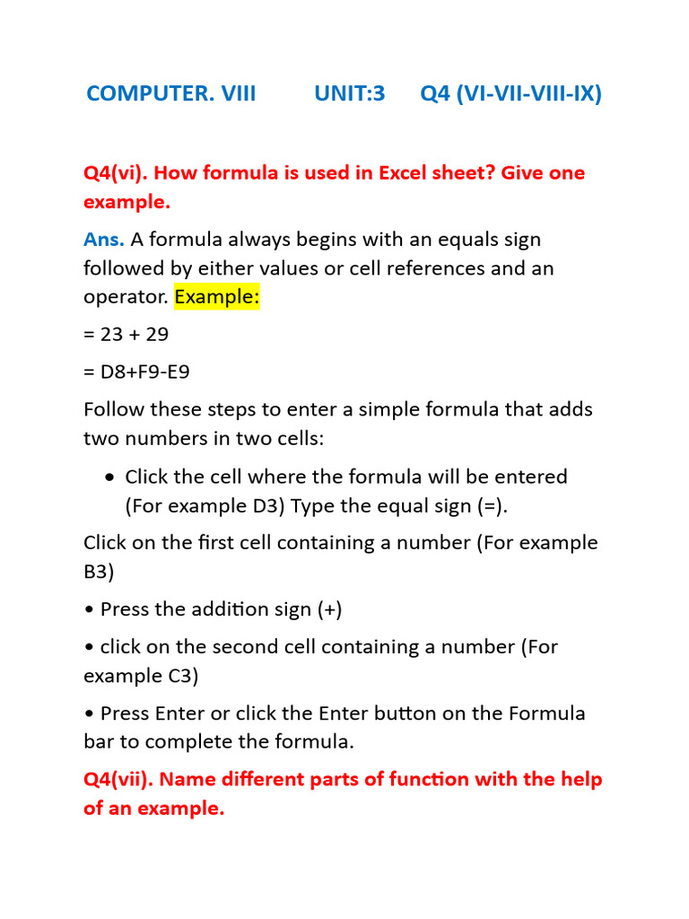 Excel Formulas, Functions, and Charts Guide | PDF
