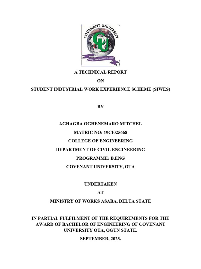 Civil Engineering Internship Report | PDF | Beam (Structure ...
