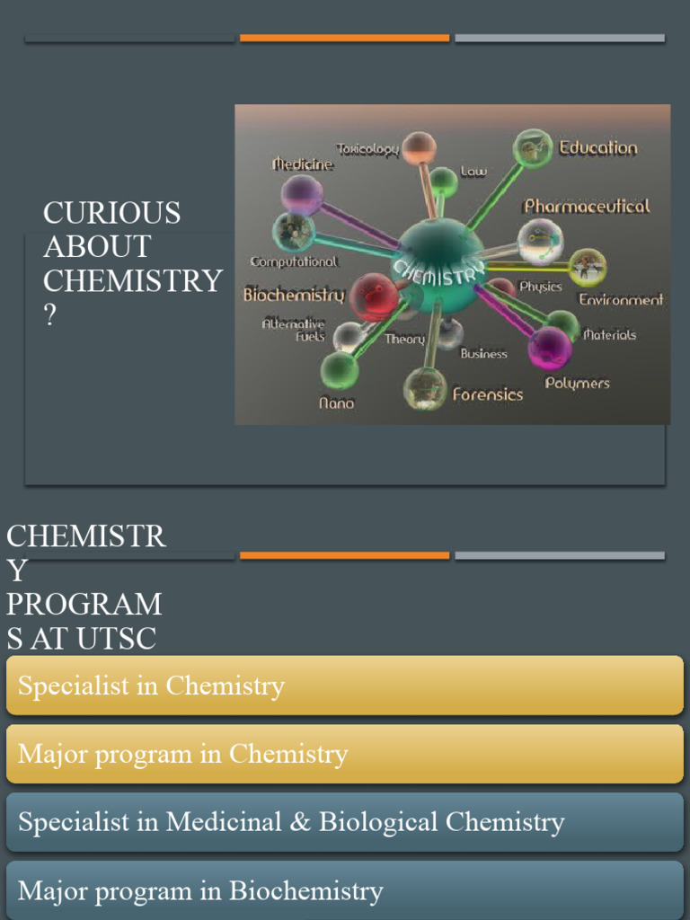 UTSC Chemistry Programs Overview | PDF | Chemist | Chemistry