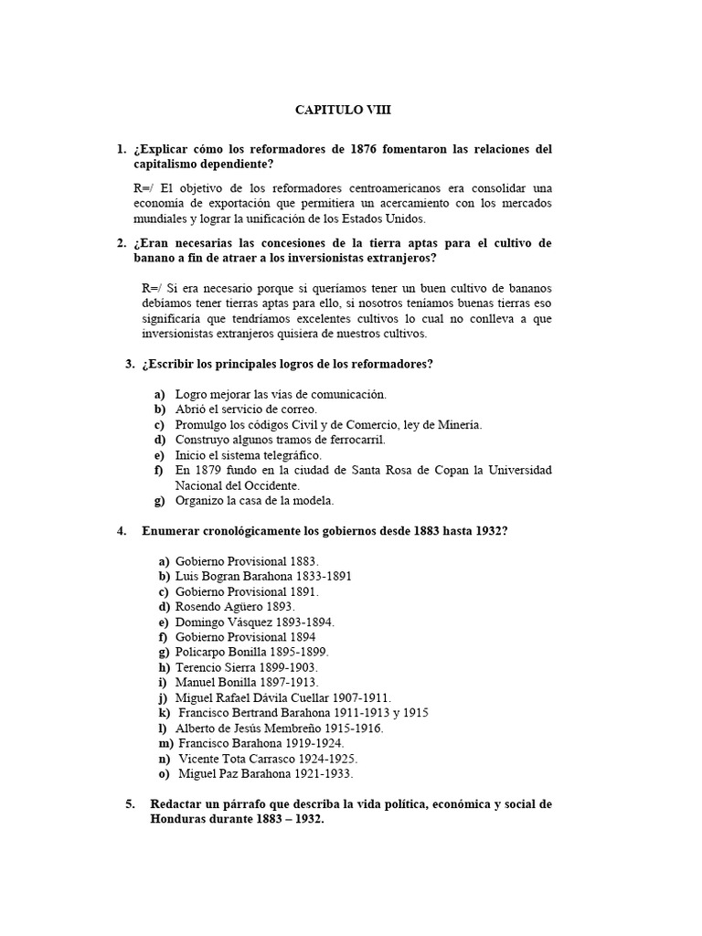 Guia Capitulo 8 | PDF