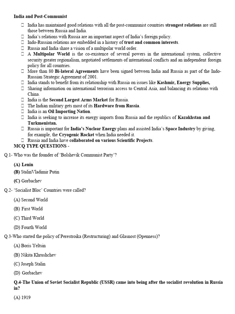 End of Bipolar World (1mrk) | PDF | Soviet Union | World Politics