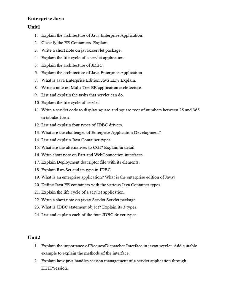 Java Enterprise Application Architecture Guide | PDF | Computing ...