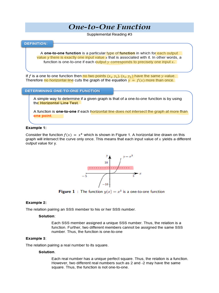 Supplemental Reading 3 | PDF | Function (Mathematics) | Line (Geometry)