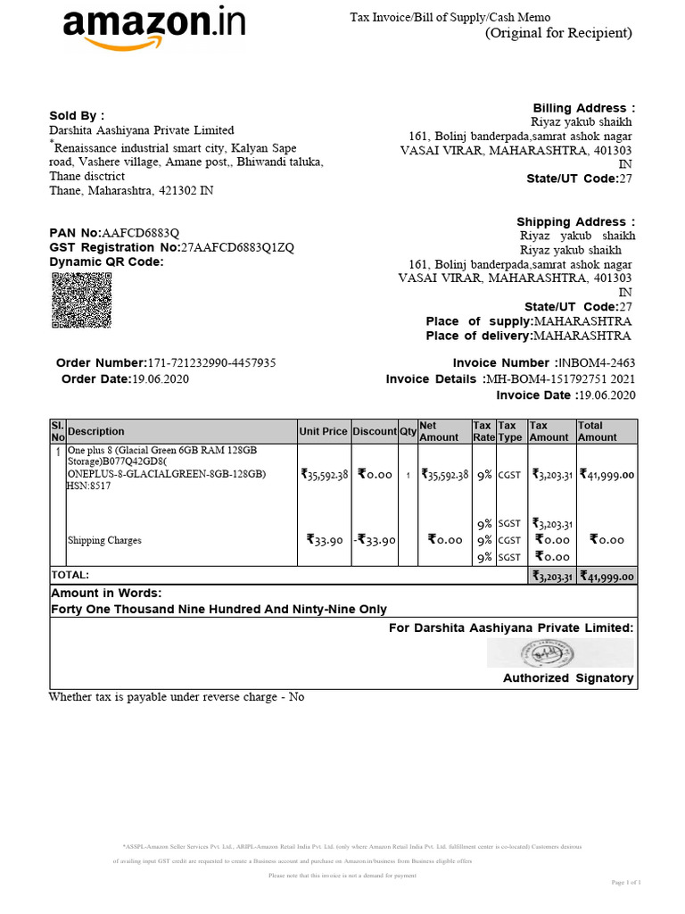 Invoice 3 | PDF | Invoice | Money