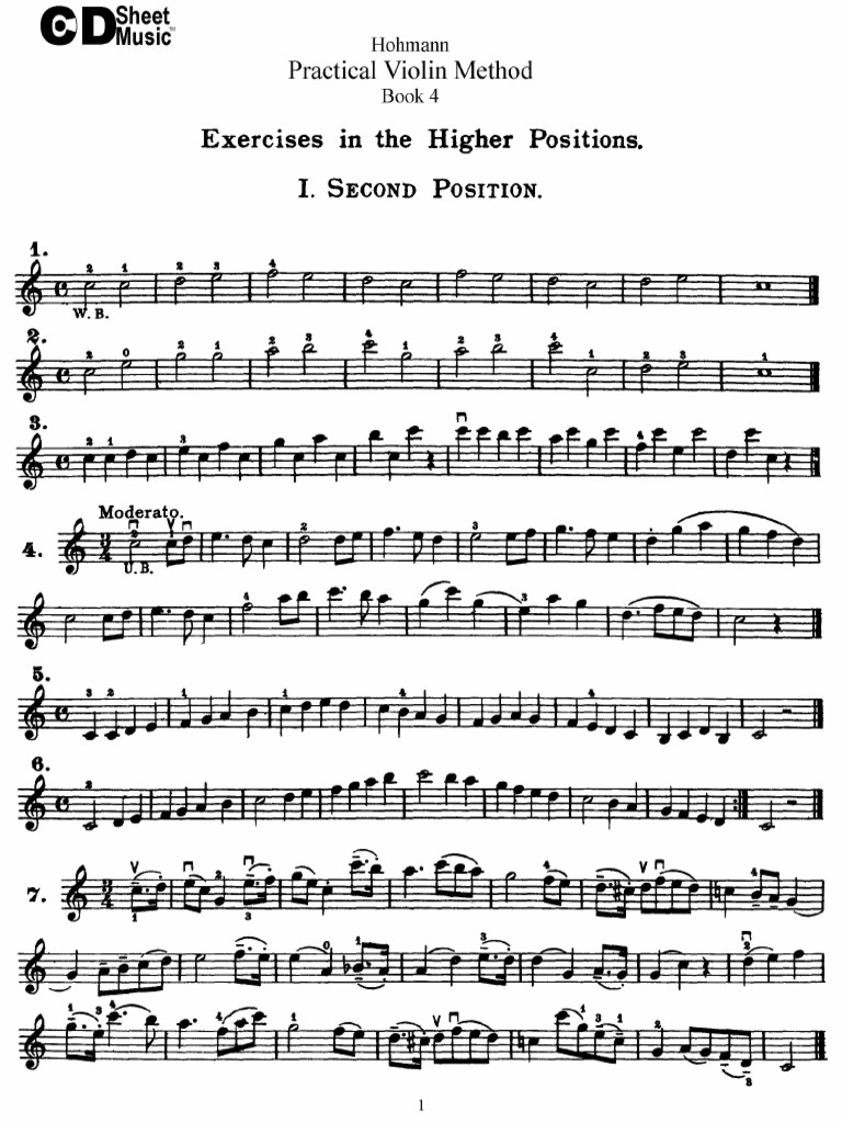 Hohmann,.C..H. Practical - Violin.method Book4 | PDF
