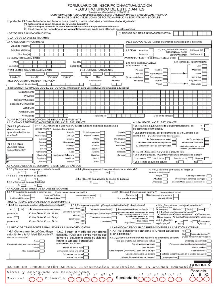 Rude - 2023 para Imprimir | PDF