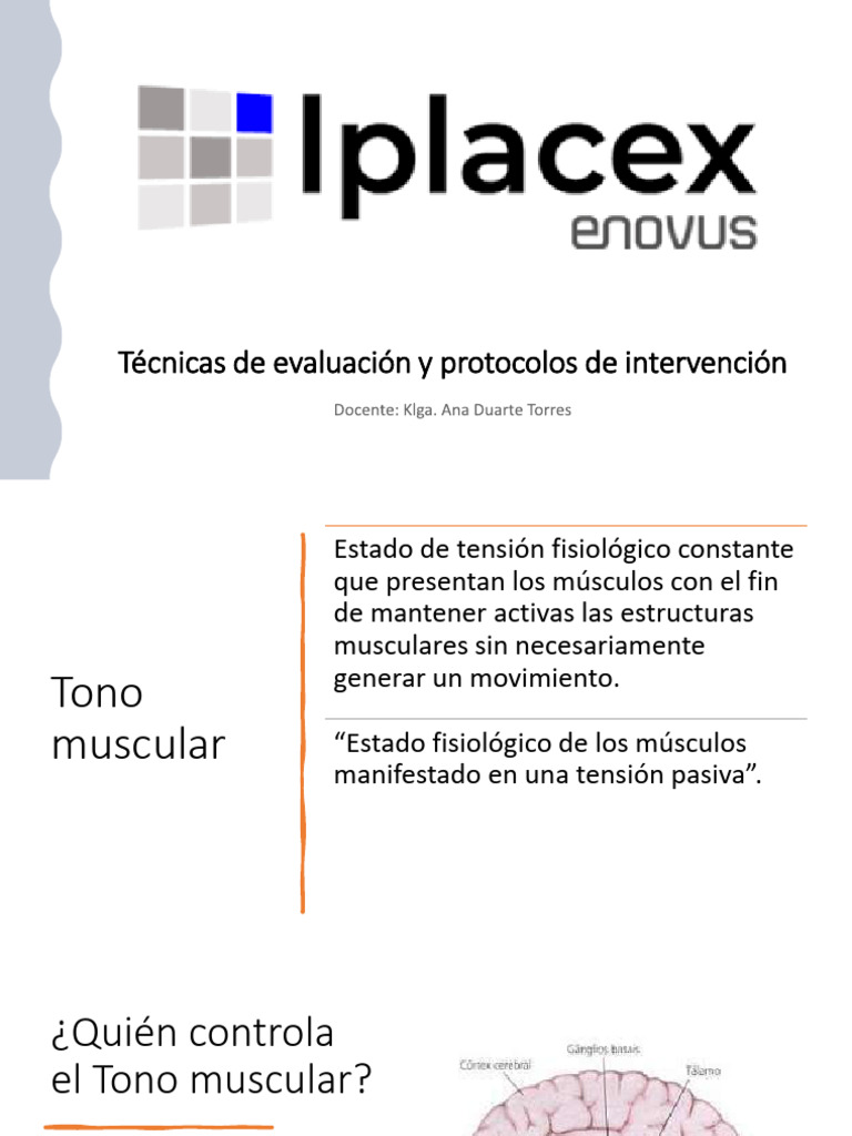 Evaluación del Tono Muscular y Tipos | PDF | Músculo esquelético | Distonia