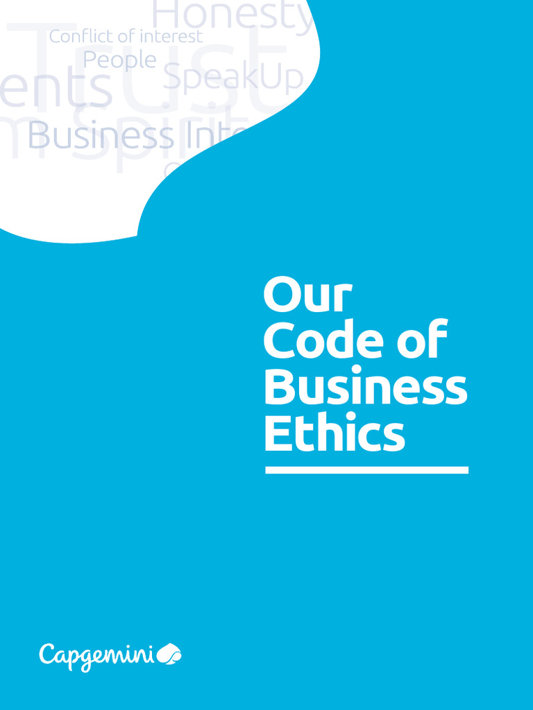 Capgemini Code of Business Ethics | PDF | Sexual Harassment ...