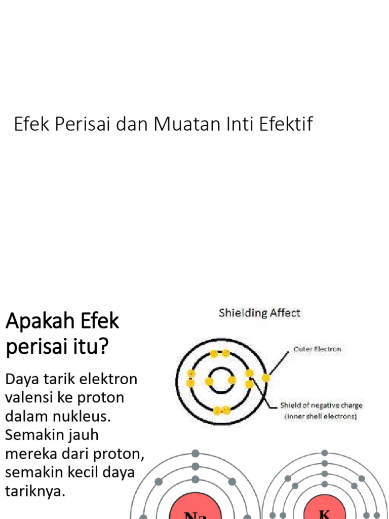 Efek Perisai Dan Muatan Inti Efektif | PDF