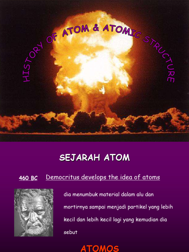 Sejarah Teori Atom | PDF