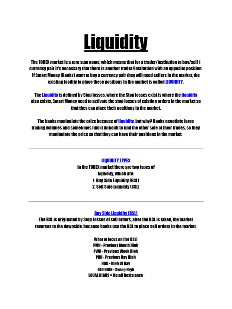 Liquidity Pdf Day Trading Foreign Exchange Market