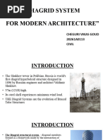 Diagrid System | PDF | Beam (Structure) | Civil Engineering