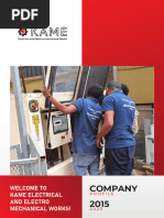 Electrical Company Profile | PDF | Electrician | Electric Power ...