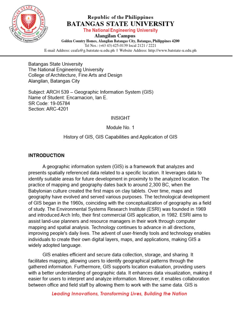 Gis Modules Print | PDF | Geographic Information System | Spatial Analysis