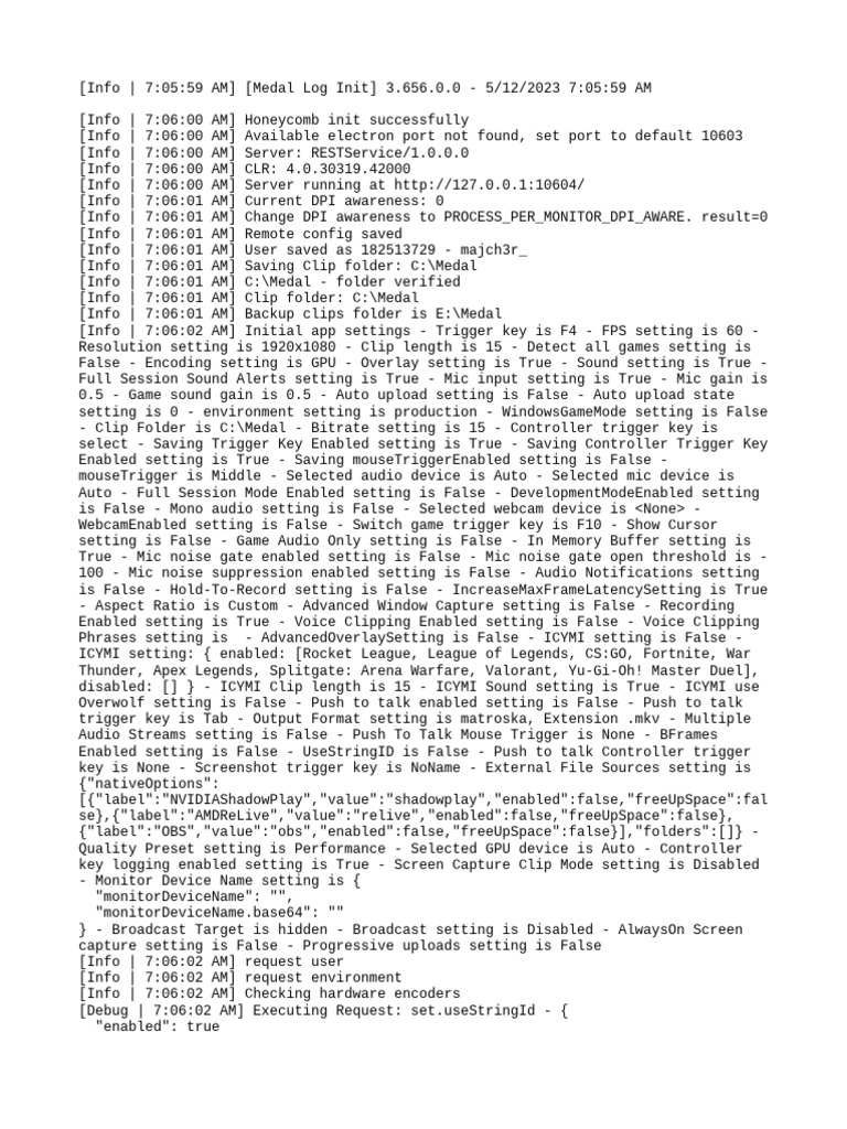 Medal Log 20230512 | PDF | Computer Engineering | Software