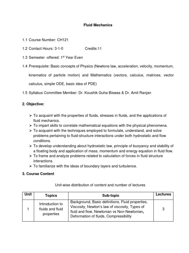 Fluid Mechanics | PDF | Fluid Mechanics | Fluid Dynamics