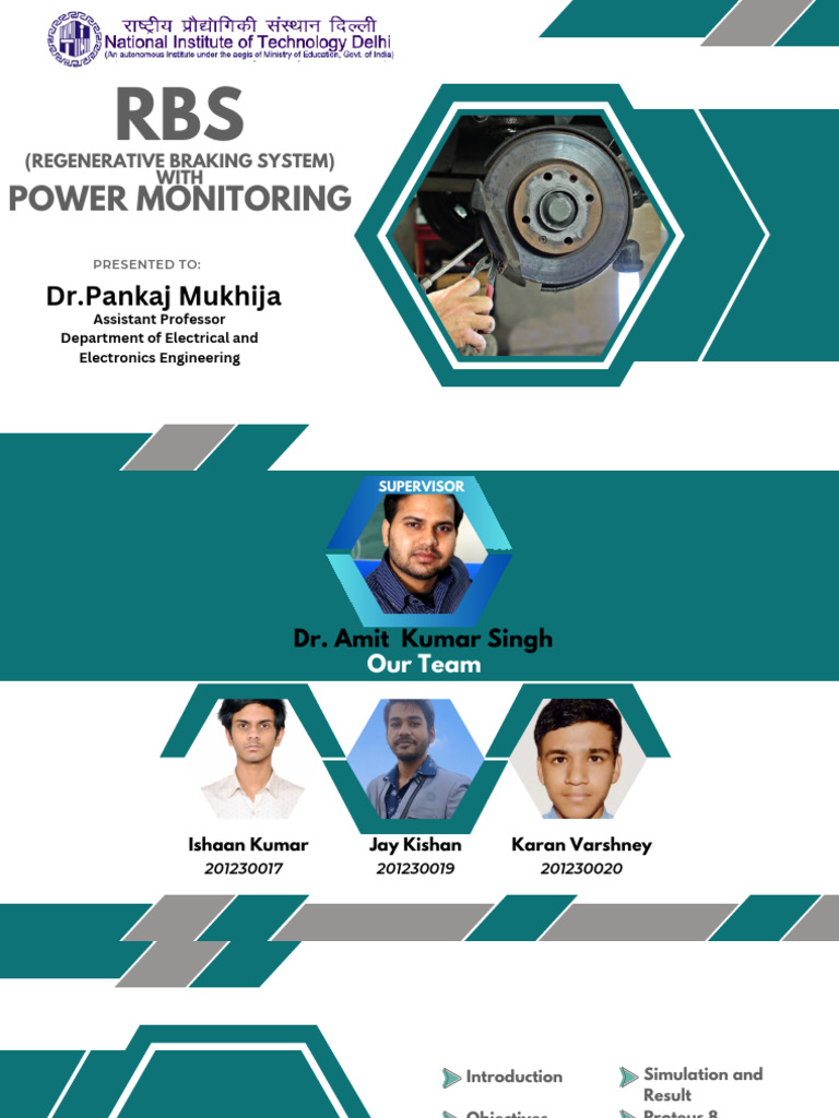 Minor Project RBS Presentation | PDF | Brake | Hybrid Vehicle