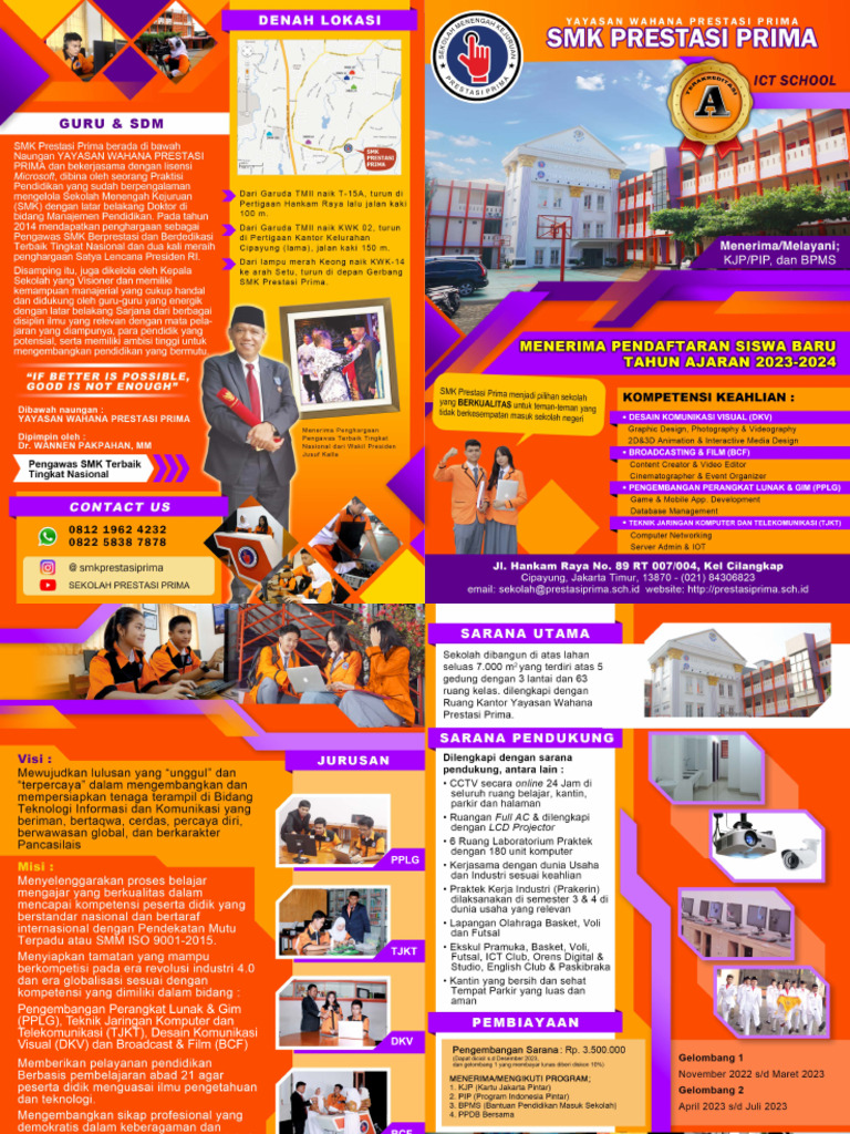 Brosur Sekolah Prestasi Prima | PDF