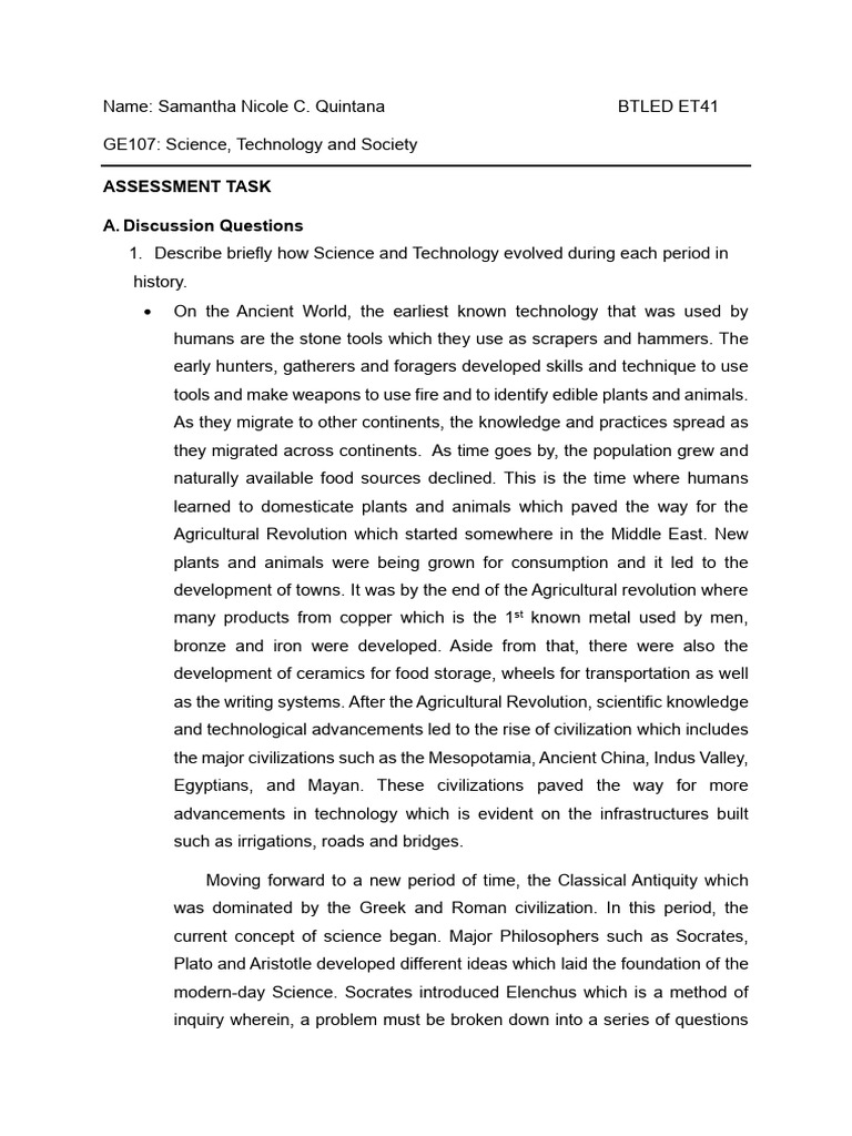 STS Activity | Download Free PDF | Heliocentrism | Science