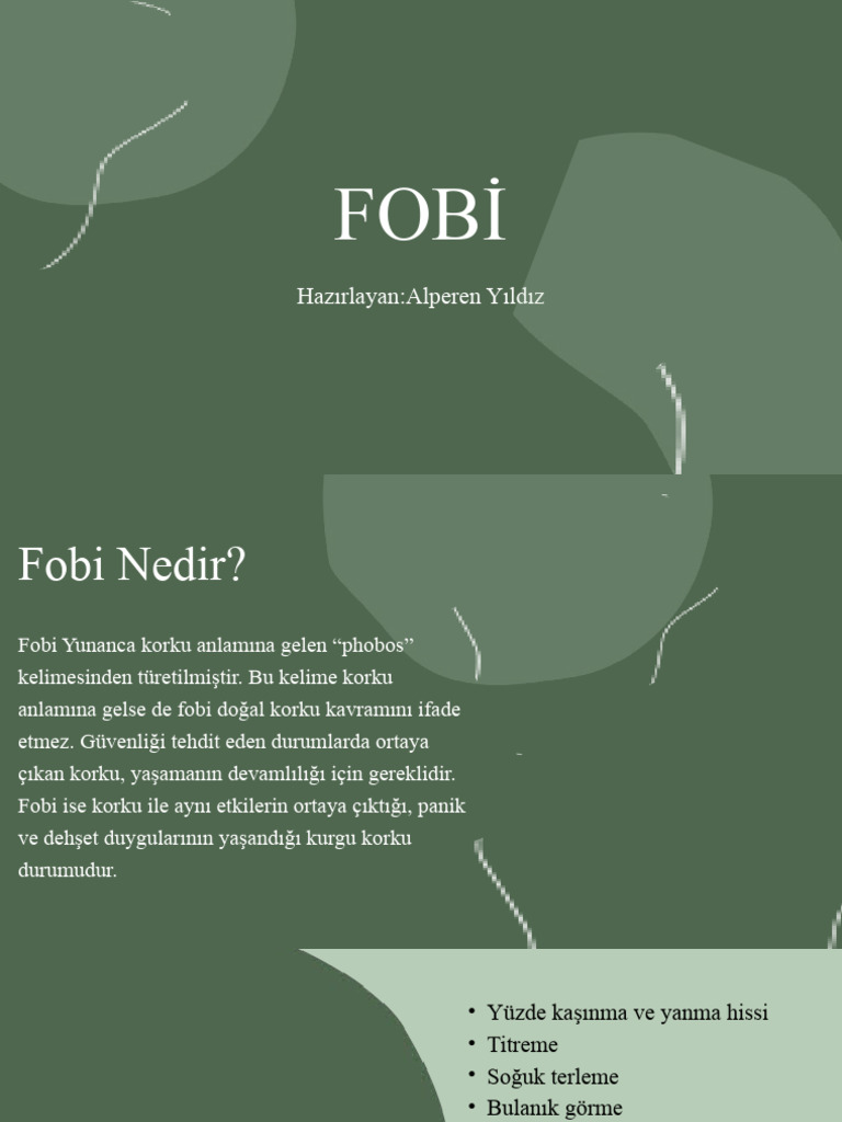 FOBİ | PDF