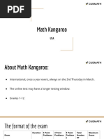 PDF Exams From Previous Years - Math Kangaroo USA | PDF