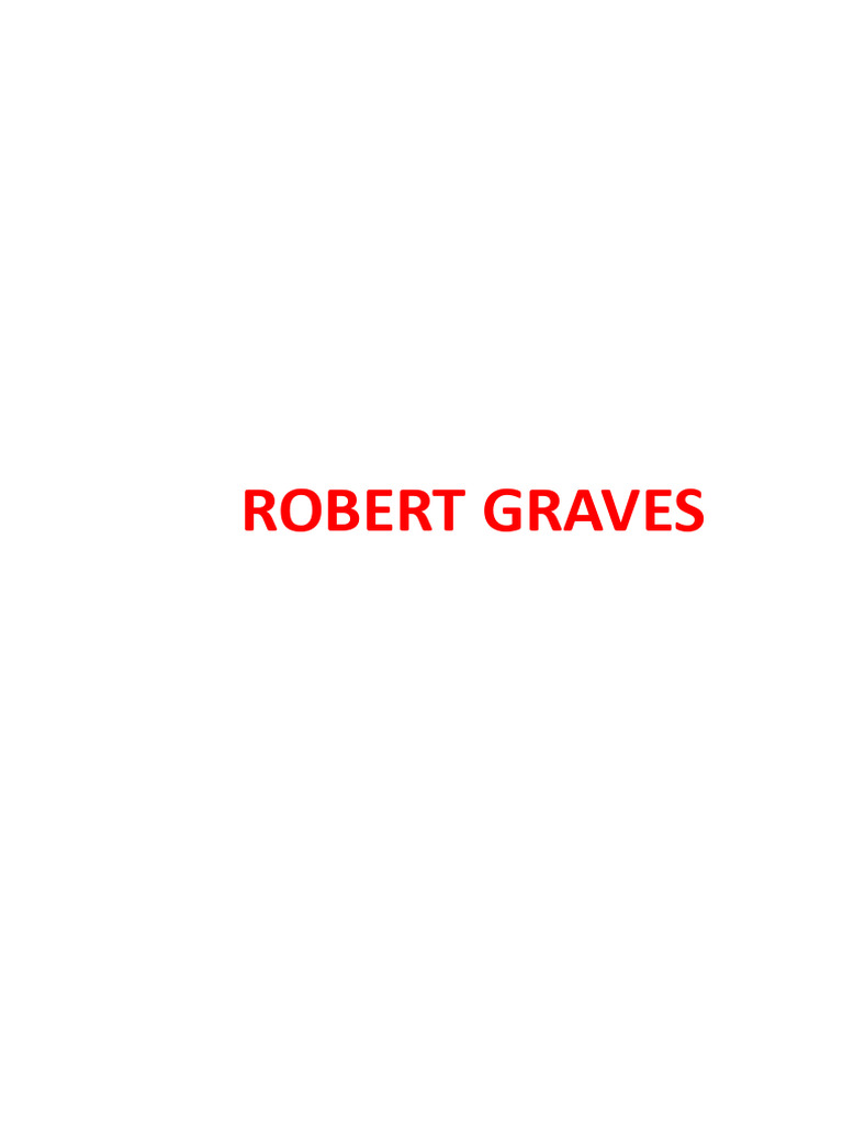 Robert Graves | PDF