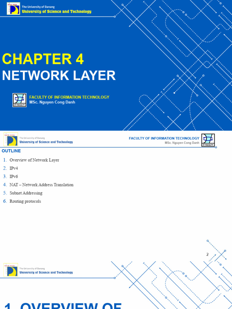 Chapter 4 - Network Layer | PDF | I Pv6 | Internet Protocols