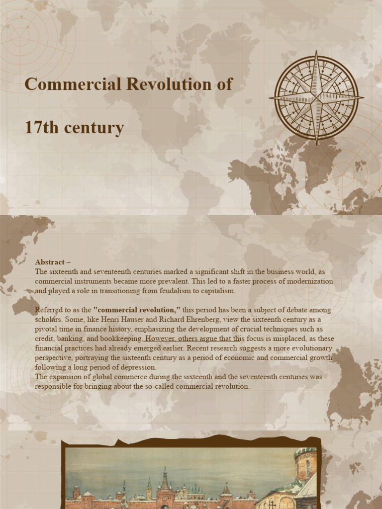 Commercial Revolution of The 17th Century (Final) | PDF | Economic ...