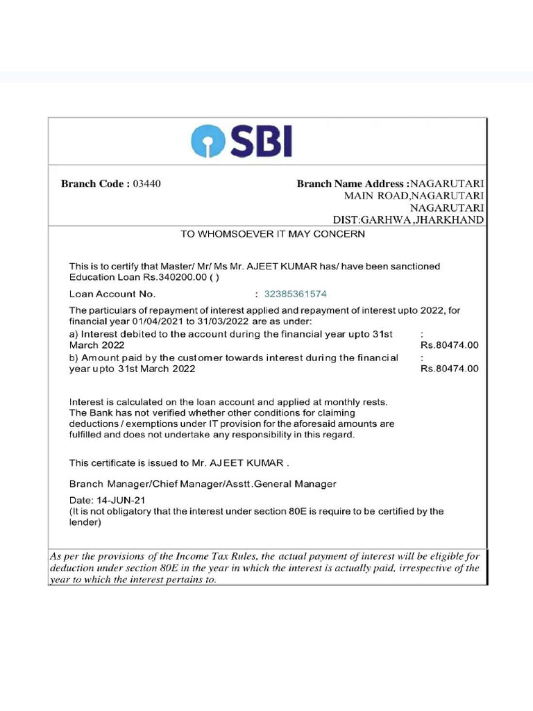 Education loan | PDF