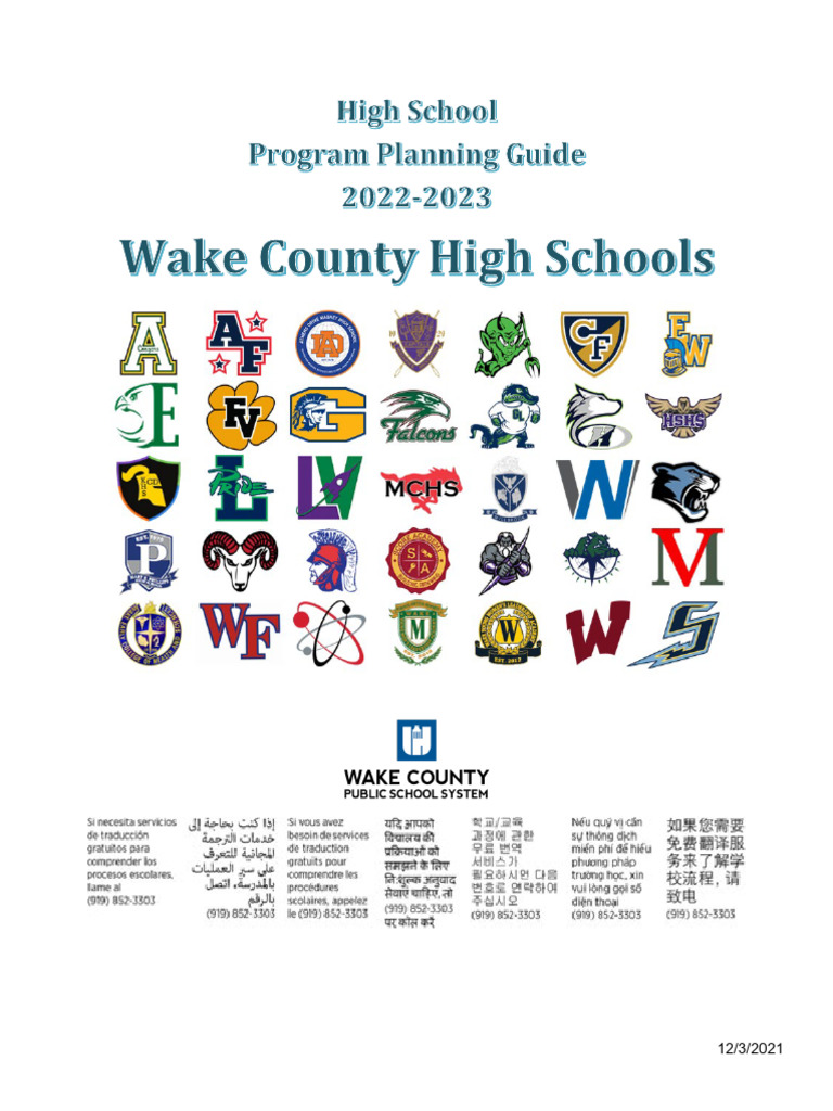 High School Program Planning Guide 2022-2023 Final Version 12032021 ...