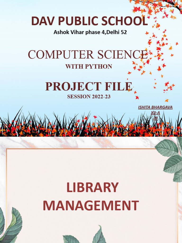 Library Management | PDF | Comma Separated Values | Microsoft Excel