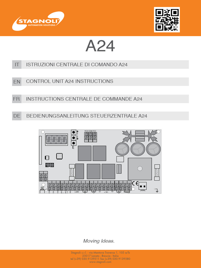 A24 24V Swing Control Board Instruction Manual | PDF | Automation | Radio