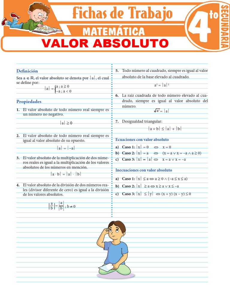 Valor Absoluto G2 | PDF | Matemáticas | Geometría