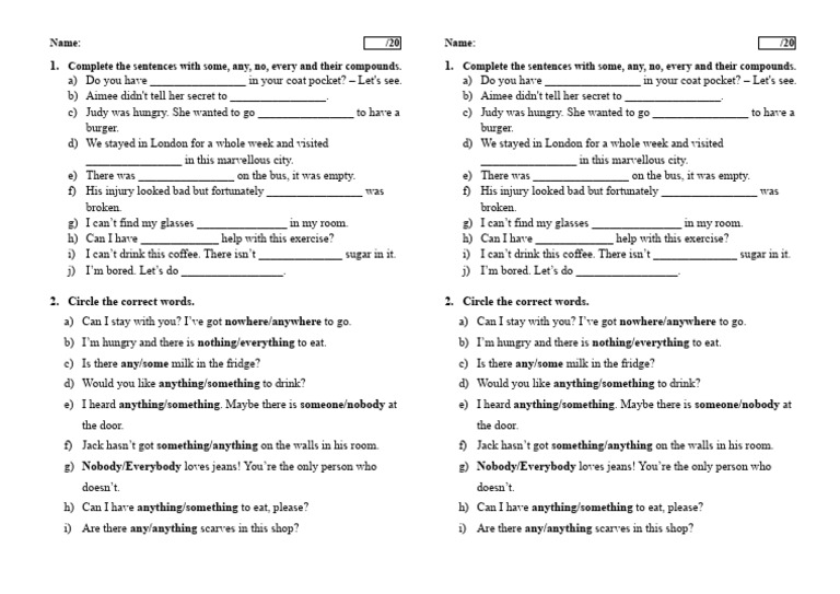 Grammar Practice for ESL Students | PDF