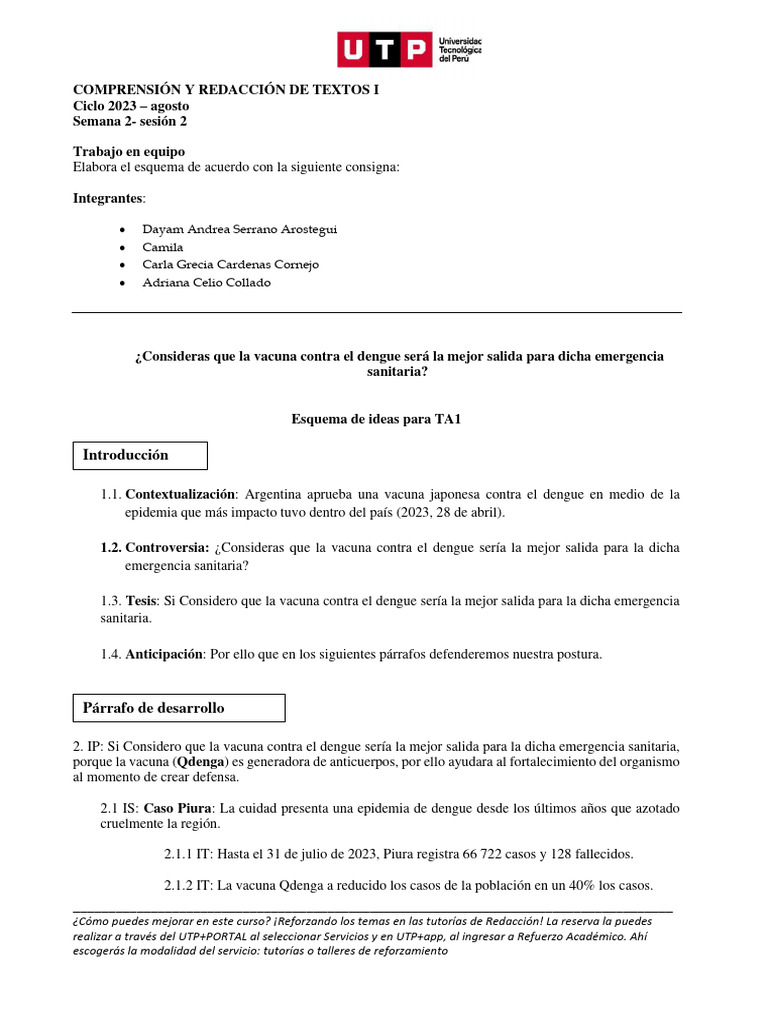 S02.s2-Esquema para TA1 | PDF | Medicina CLINICA | Microbiología S02.s2-Esquema para TA1 | PDF | Medicina CLINICA | Microbiología