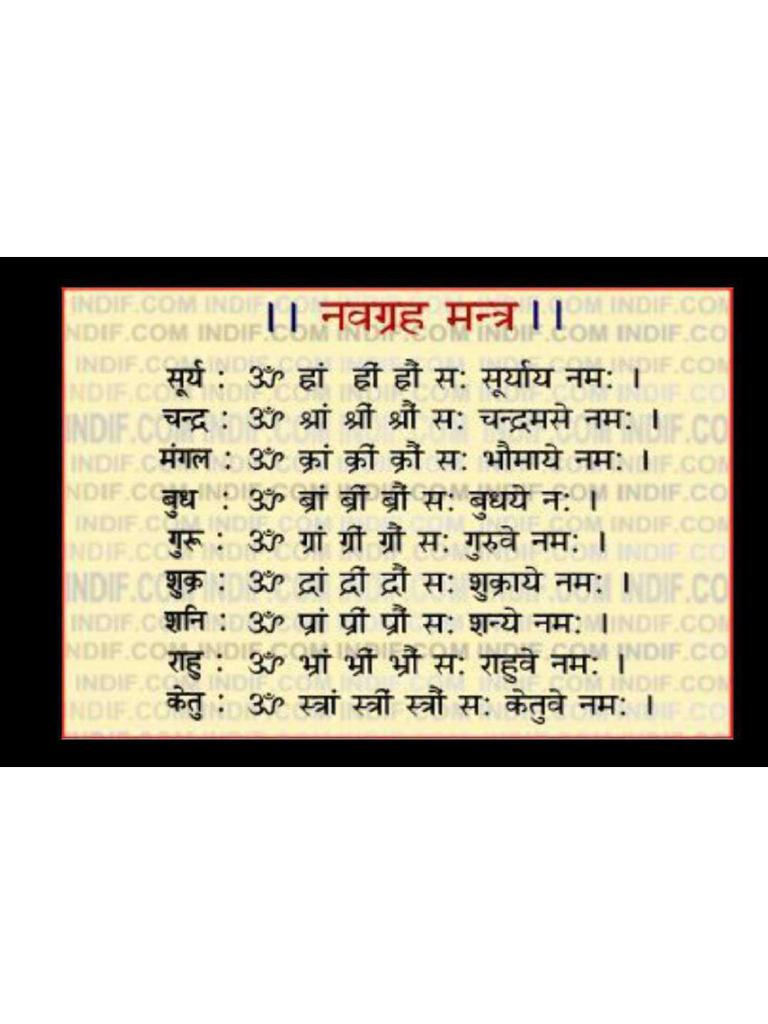 Nava Graha Mantra | PDF