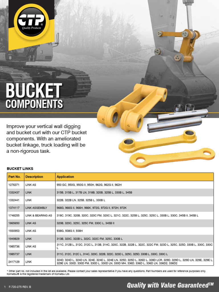 Bucket Components | PDF