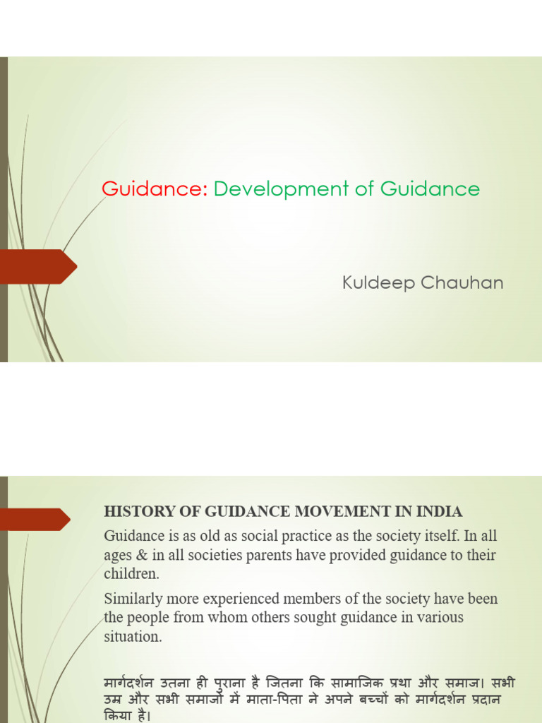 Development of Guidance Counseling | PDF