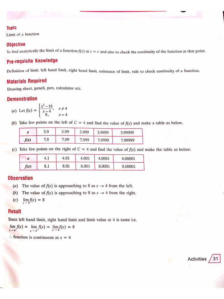 Maths Activity | PDF