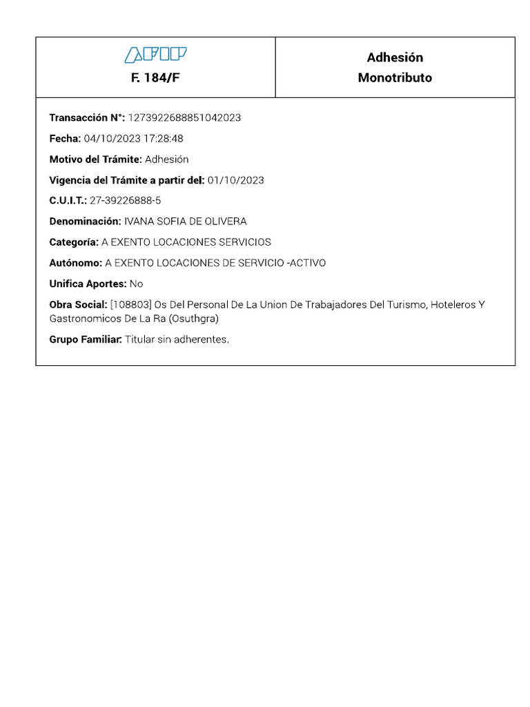 Form 184 | PDF