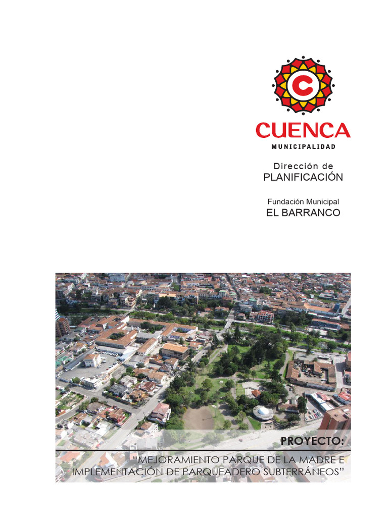 Memoria Parque de La Madre Cuenca | PDF | Calle | Parques