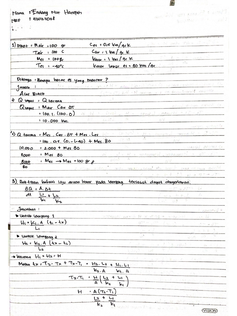 Tugas 1 - Fisika III (A) - 5001211008 - Endang Nur Hanifah 2 | PDF