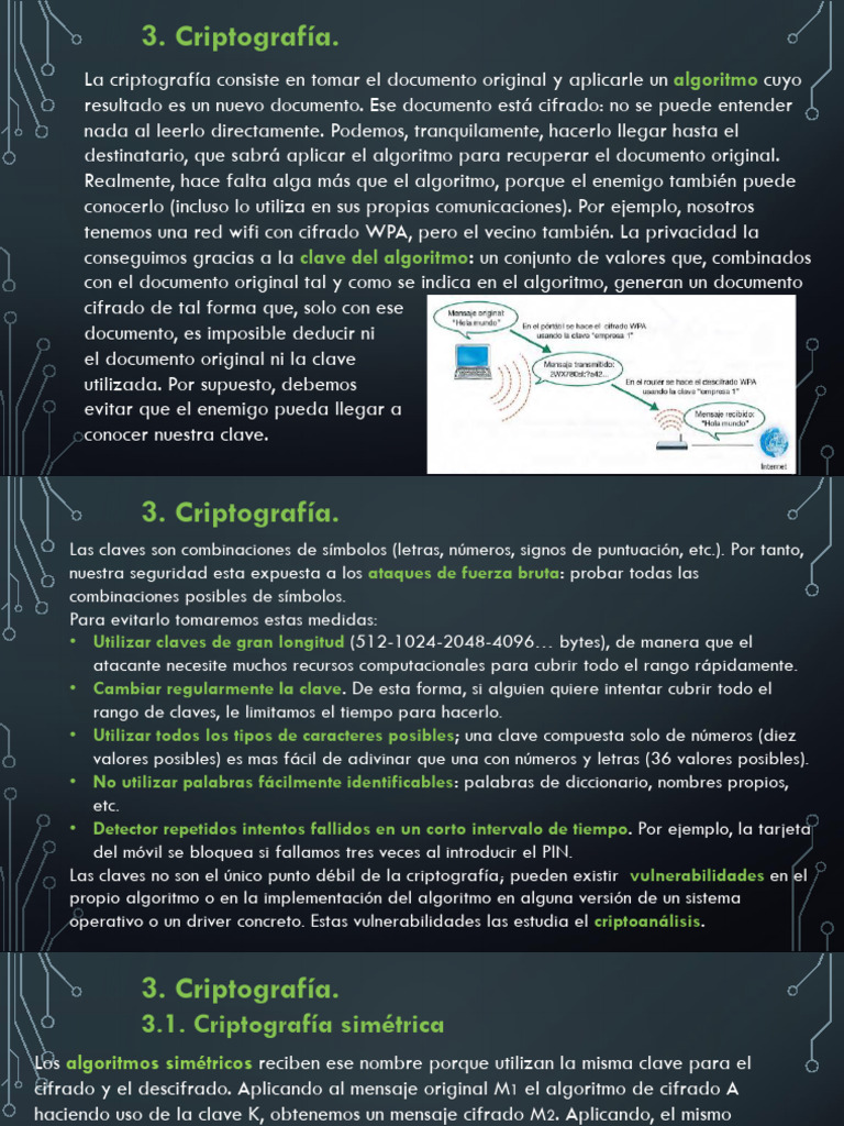 UD02.2. Criptografía (ES) | PDF | Clave (criptografía) | Criptografía ...