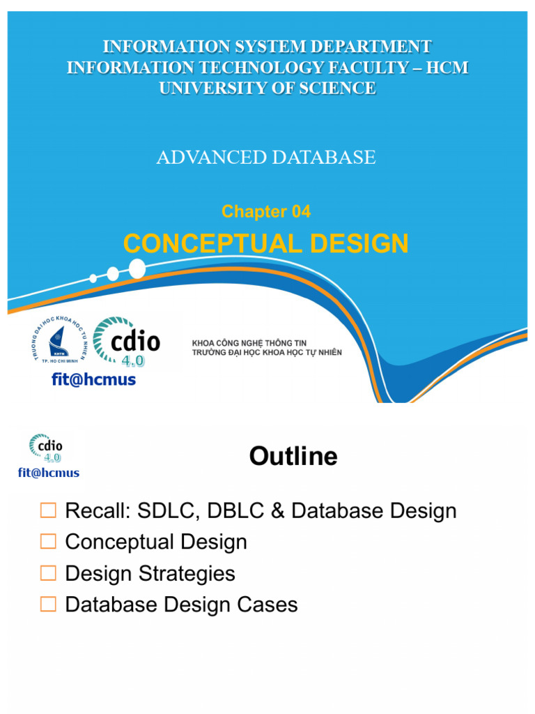 Chap04 - Conceptual Design_I2324_final | PDF | Conceptual Model | Data Model