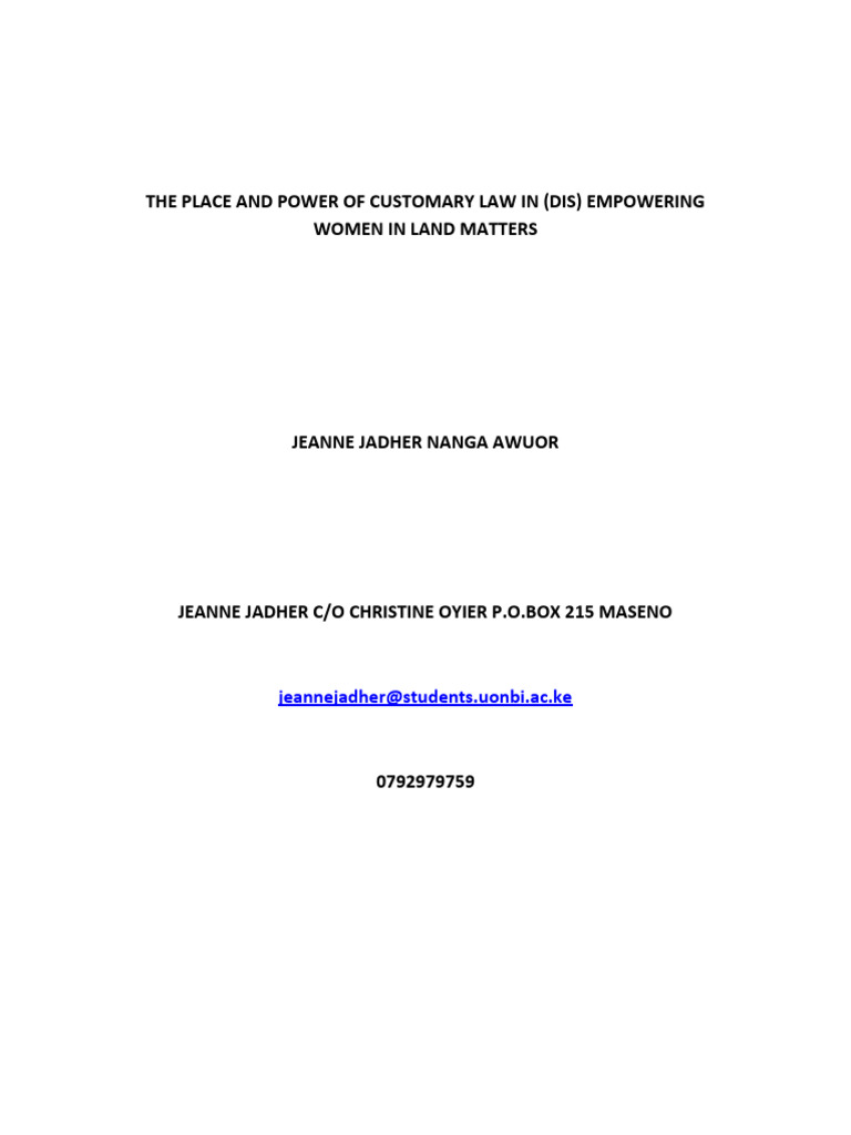 Research Paper For Moot Court | PDF | International Law | Gender Studies