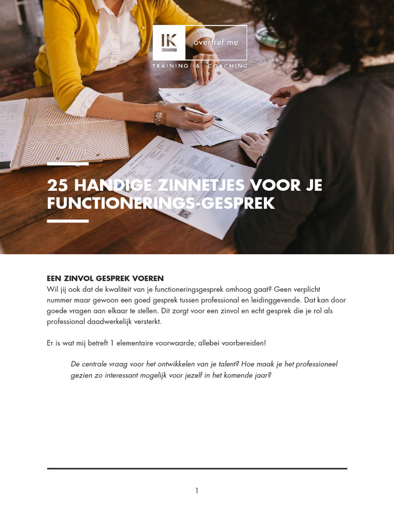 De-25-handigste-zinnetjes-functioneringsgesprek-iom-def-1 | PDF