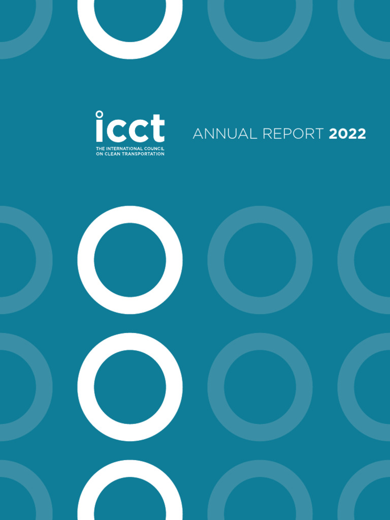 ICCT Annual Report 2022 Highlights | PDF | Plug In Hybrid | Low Carbon ...