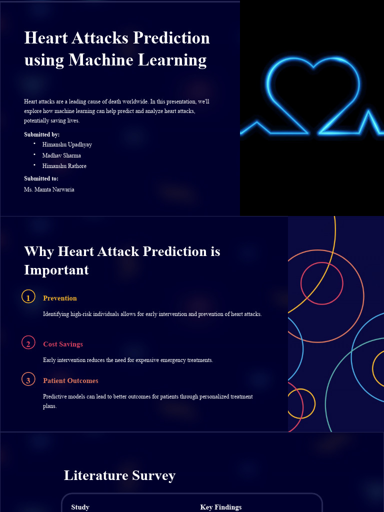 Prediction Heart Attacks With Machine Learning | PDF | Machine Learning | Prediction