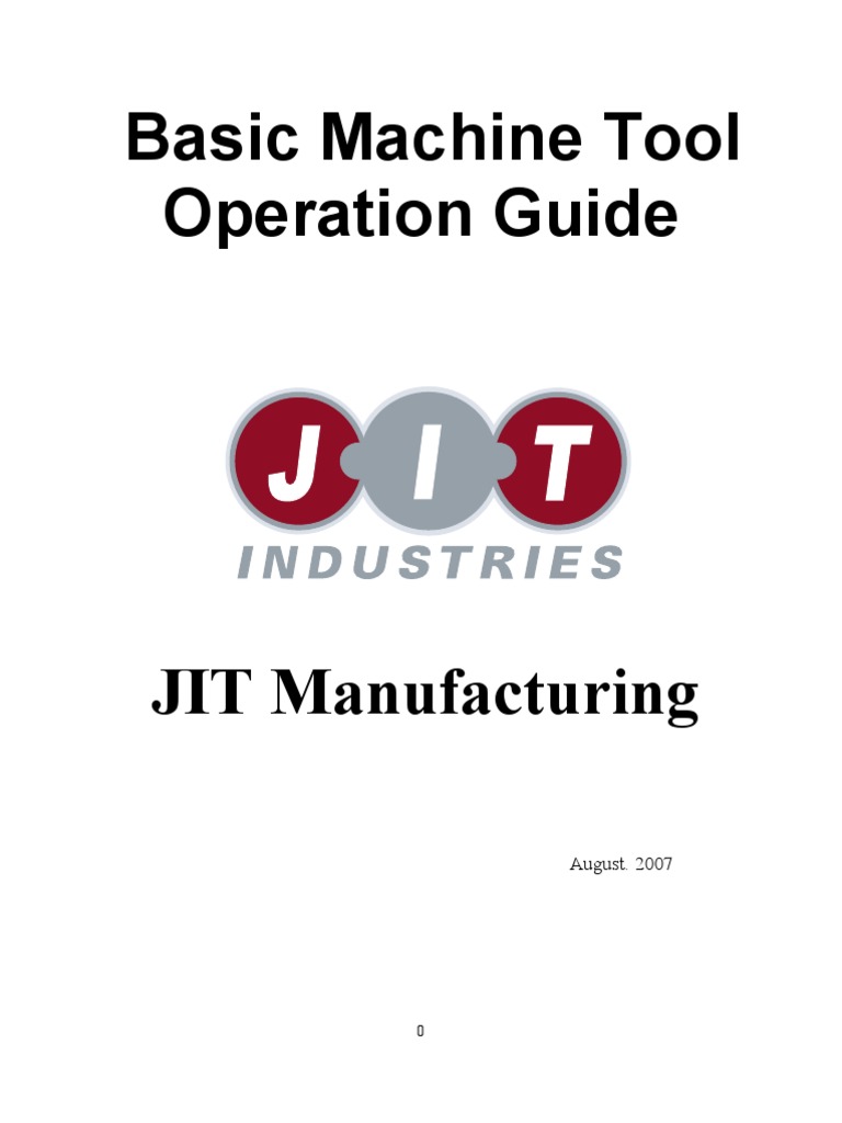 Basic Machine Tool Operation Guide: August. 2007 | Download Free PDF ...